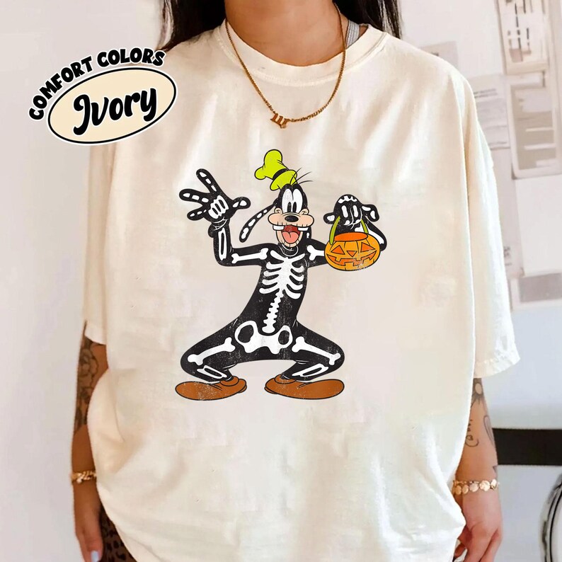 Disney Goofy Skeleton Halloween PNG, Digital Download, Halloween Shirt ...