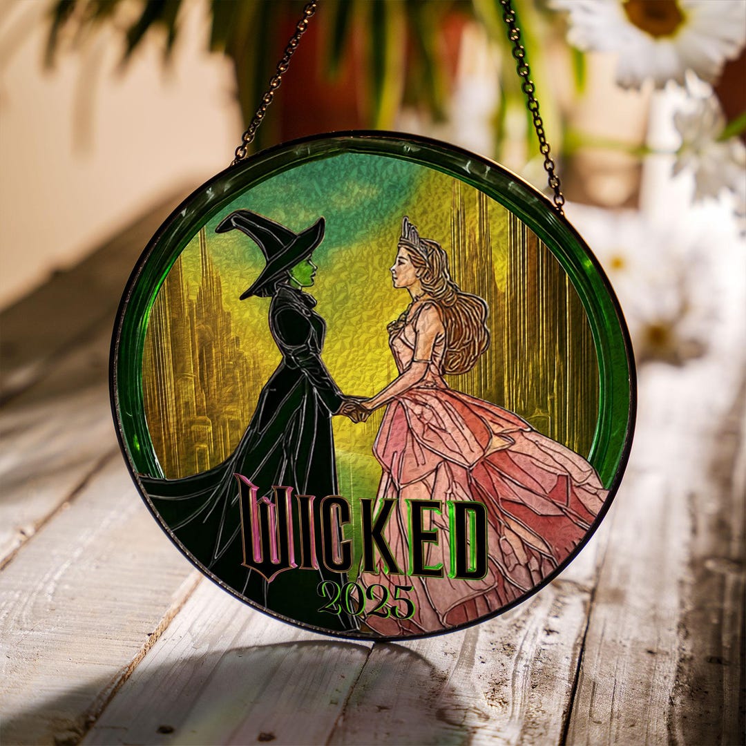 Wicked Movie Ornament, Elphaba and Glinda Ornament, Defying Gravity ...