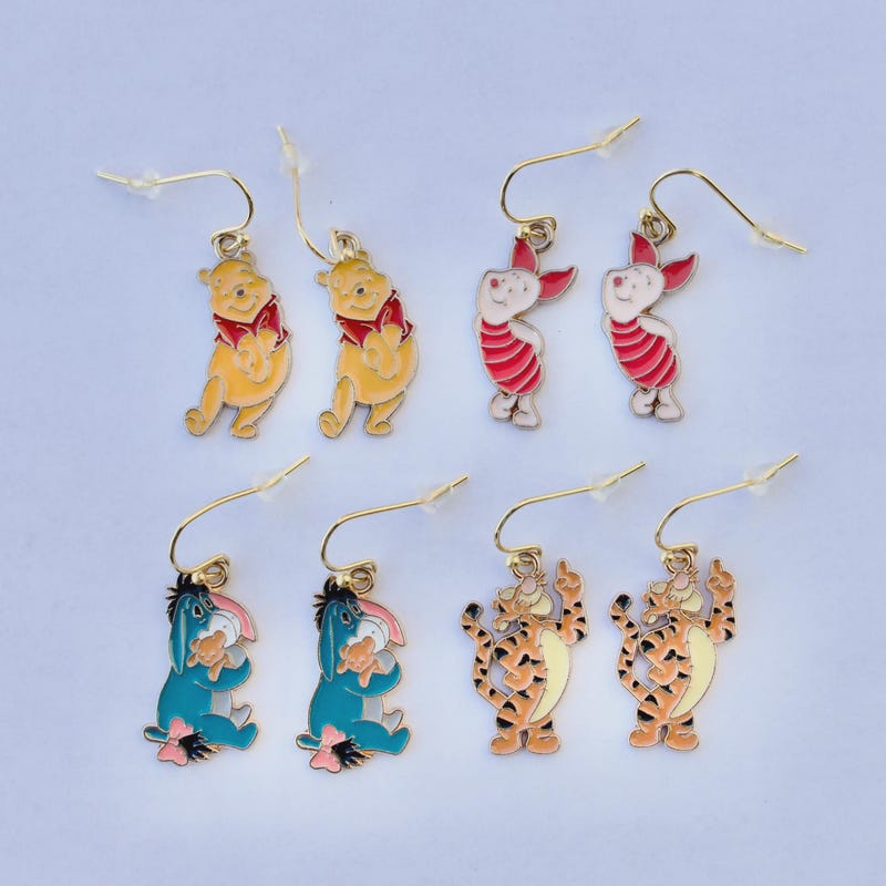 Dangle Piglet Earrings - Etsy