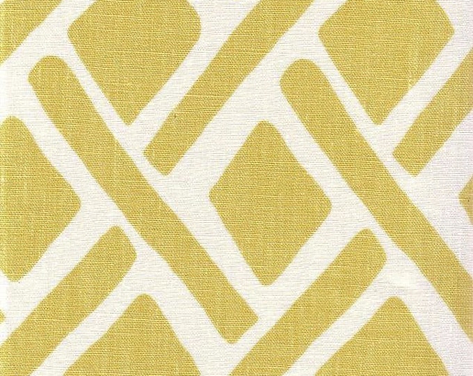 Linen Decor Fabricyellow/gold Portfolio Treads in - Etsy