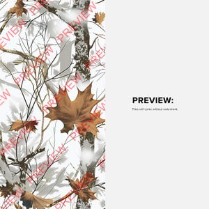 Realistic Tree Camo Patterns 20 Seamless (snow/winter V2): High-res ...