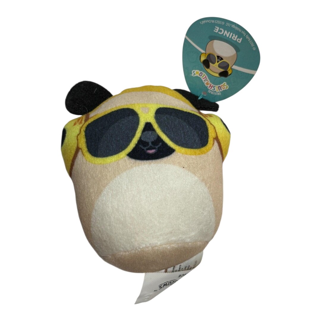 Plush - Squishmallow Mcdonalds Happy Meal - Prince the Pug - Mcdonalds ...