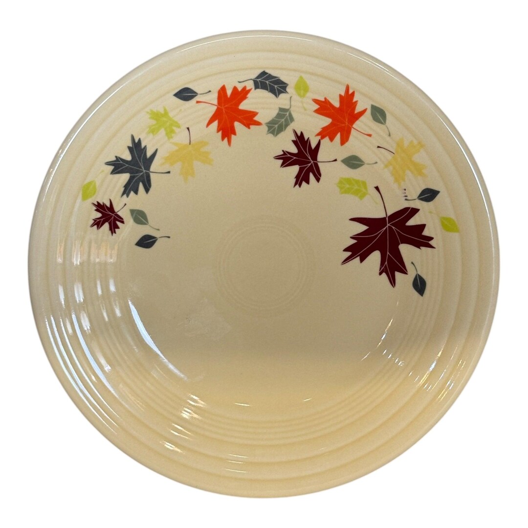 Fiesta Luncheon Plate - Autumn Leaves - Etsy