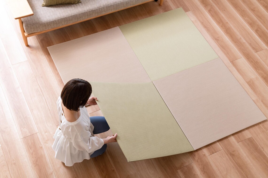 Tatatte Unit Tatami Mat | Japanese Flooring Style Handmade Floor Mat ...
