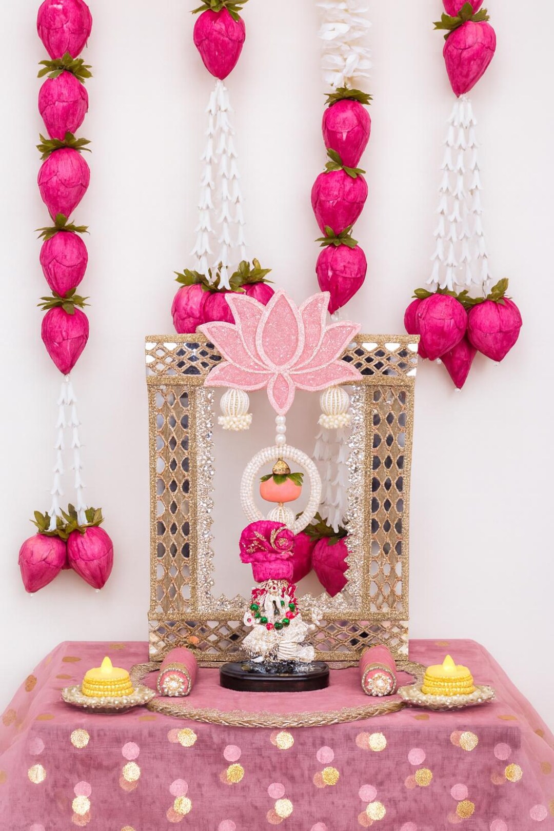 Handmade Ganpati and Krishna Bethak - Etsy