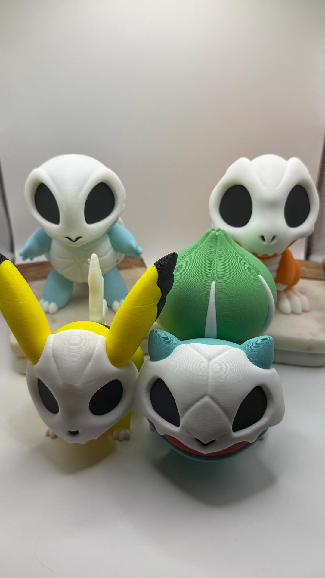 Bone-inspired Elemental Creatures | 3D Printed Collectible Figures ...