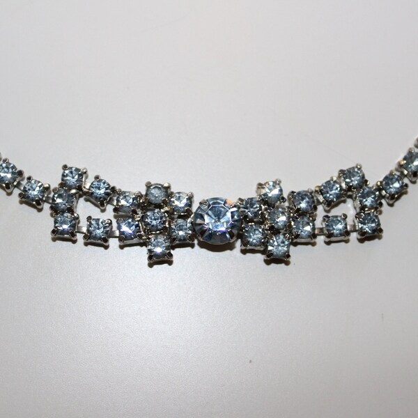 Ice Blue Necklace - Etsy