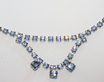 Ice Blue Necklace - Etsy