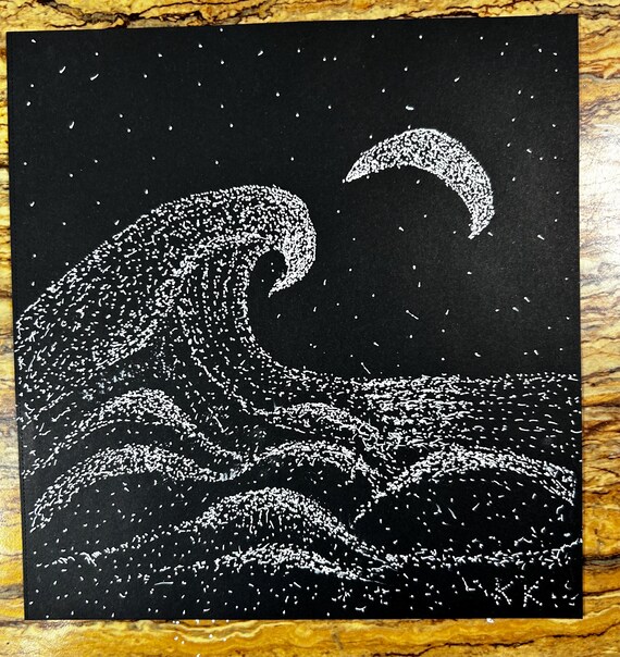 Pointillism Seascape