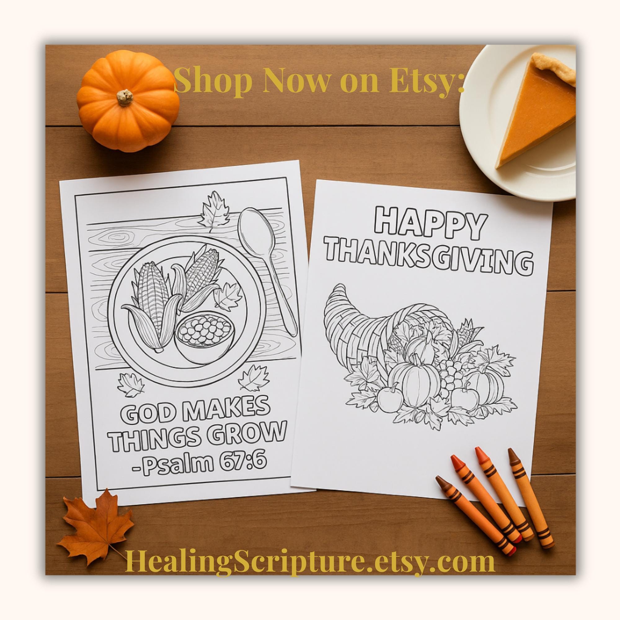 Thanksgiving Bible Verse Coloring Pages for Kids (PDF Printable) - Etsy