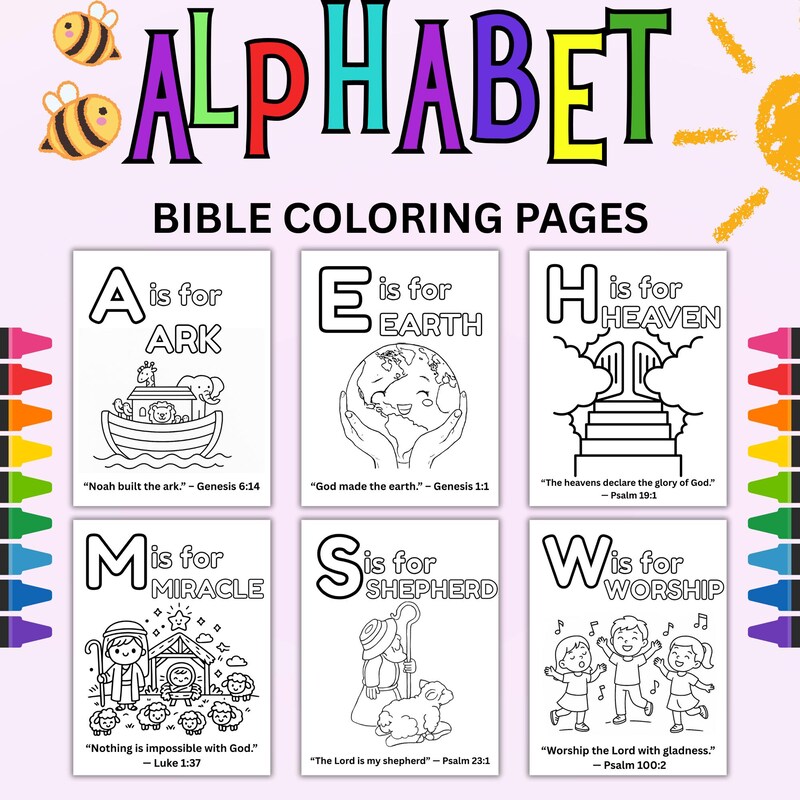 Abc Bible Verse - Etsy