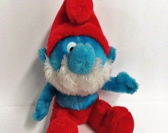 Papa smurf plush | Etsy