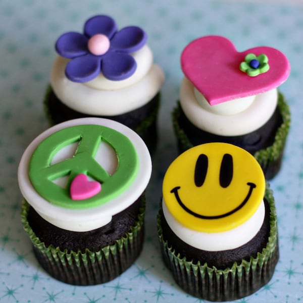 Groovy Cupcakes - Etsy