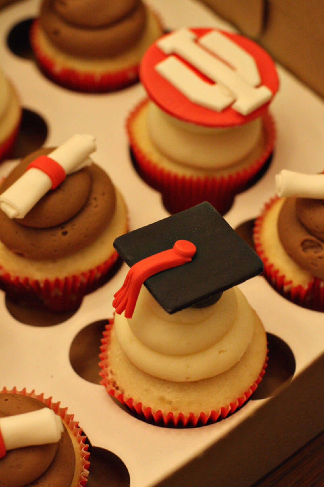 Fondant Graduation Toppers Including Caps Diplomas and Your - Etsy