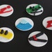 Fondant Ski, Snowboard and Mountain Cupcake Toppers for Birthday ...
