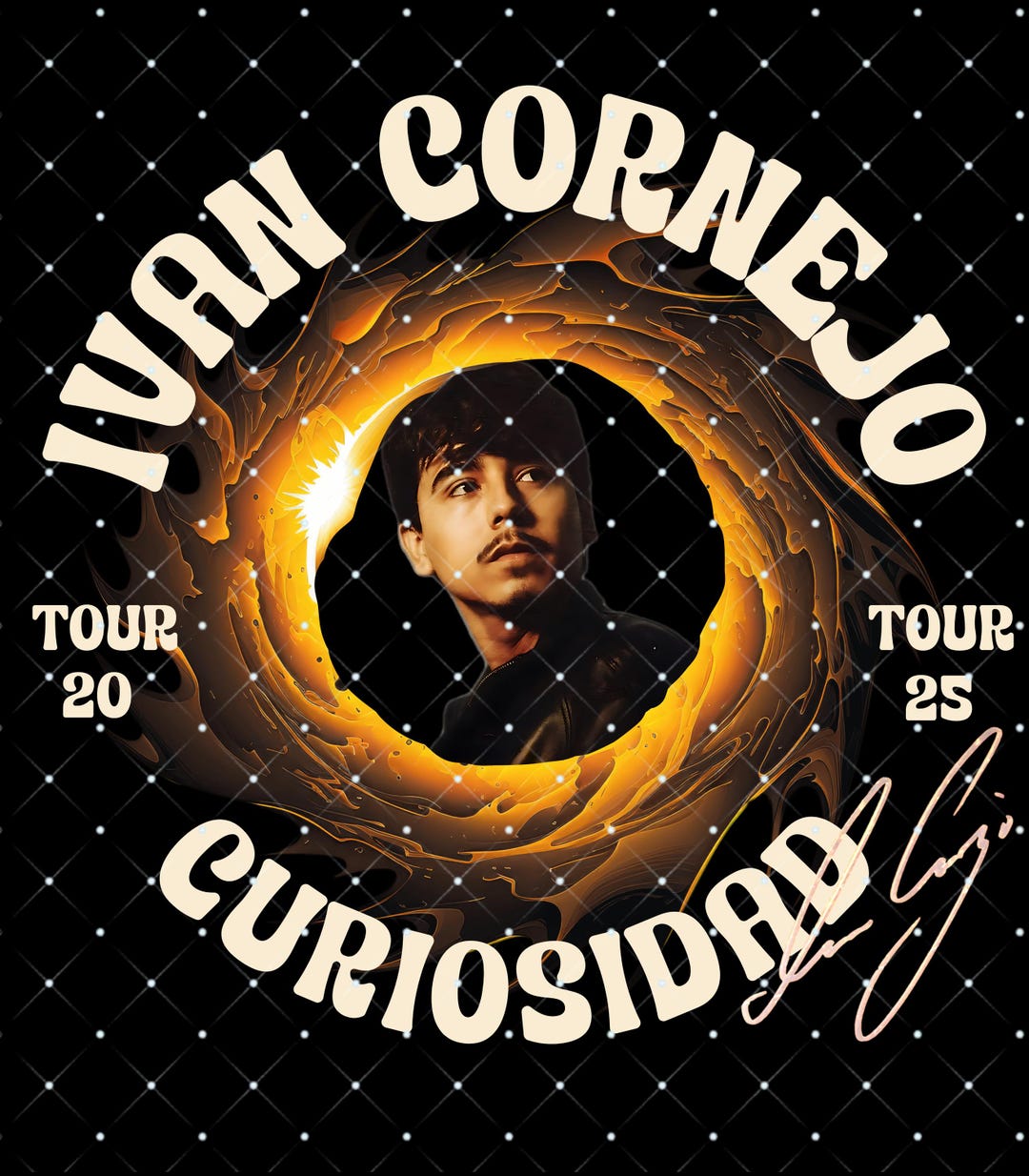 Ivan Cornejo 2025 Mirada Tour PNG Fan Merch Design (digital Download ...
