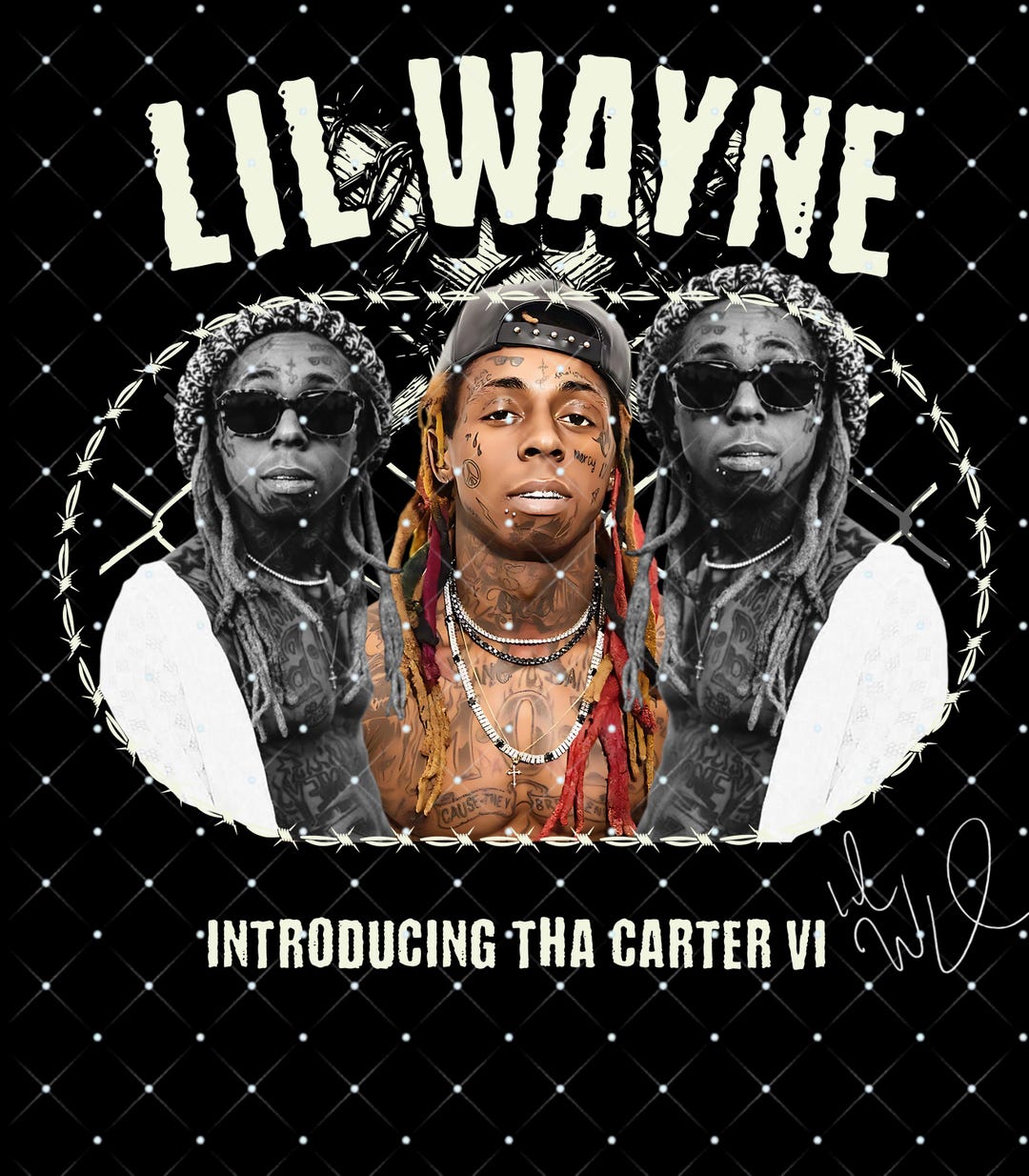Lil Wayne Tour 2025 PNG - the Carter VI - Bootleg T-shirt Design ...