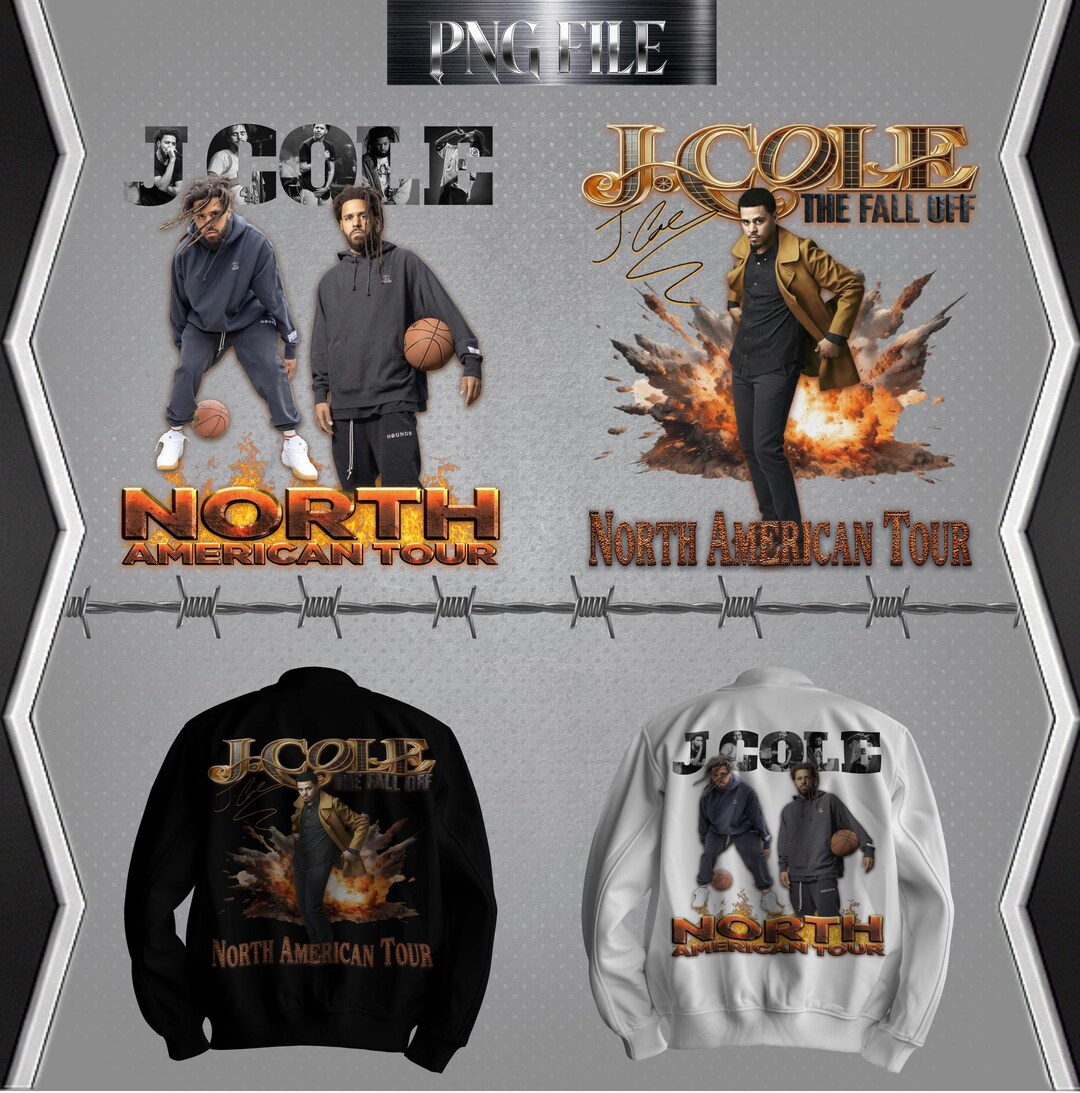 J Cole PNG File, the Fall off World Tour 2026 (digital Download) - Etsy