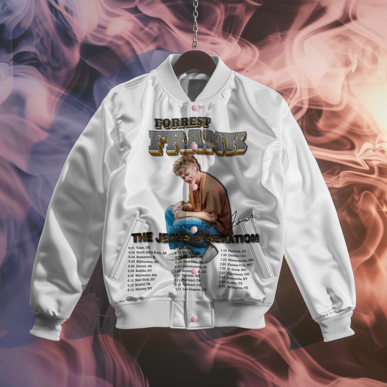 Forrest Frank Concert 2026 PNG File, Jesus Generation Tour Digital File ...