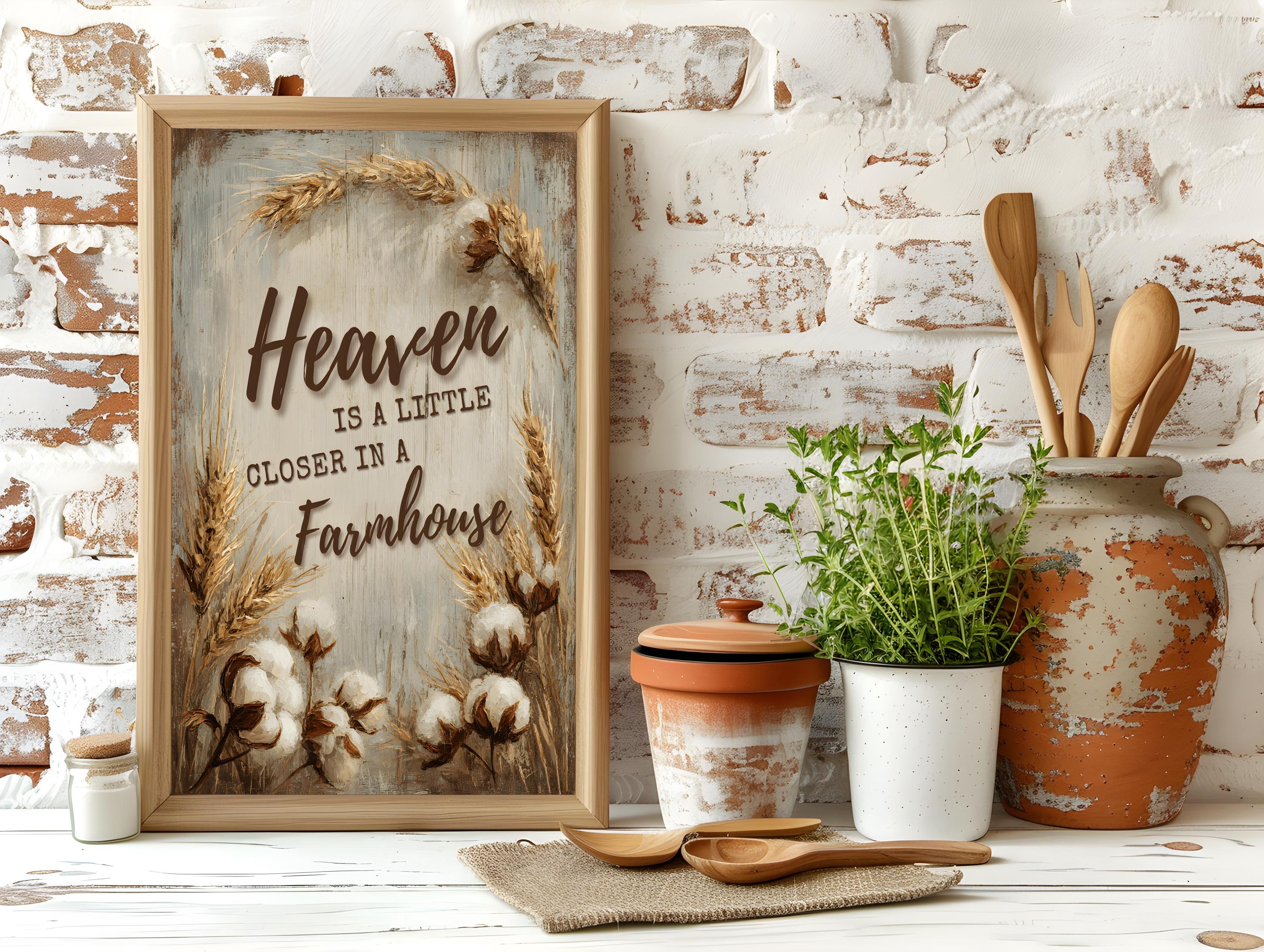 Bring the Warmth of Home to Your Walls - Farmhouse Digital Poster Art ...