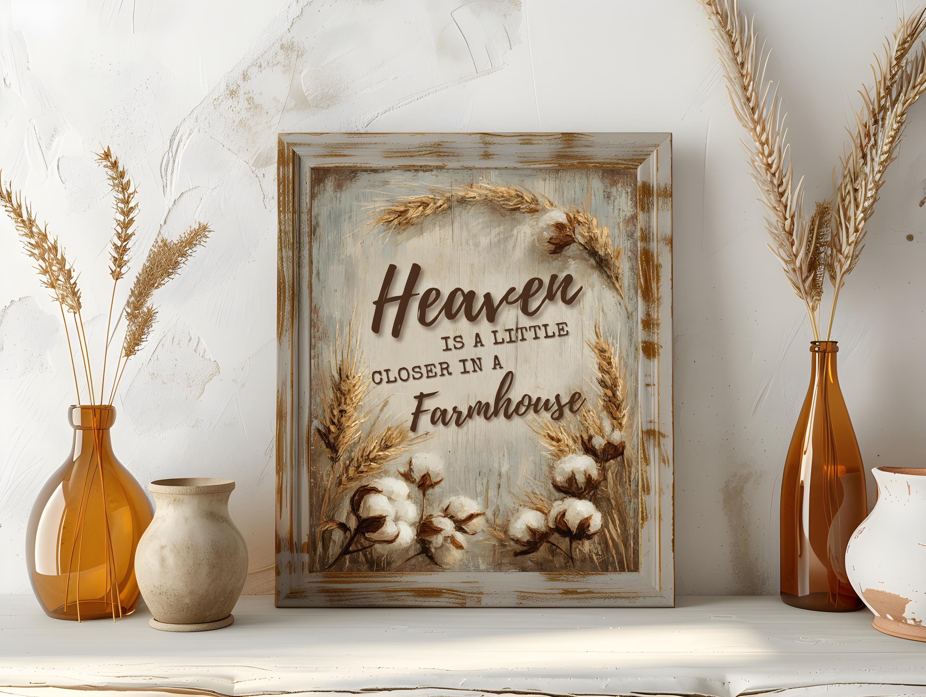 Bring the Warmth of Home to Your Walls - Farmhouse Digital Poster Art ...