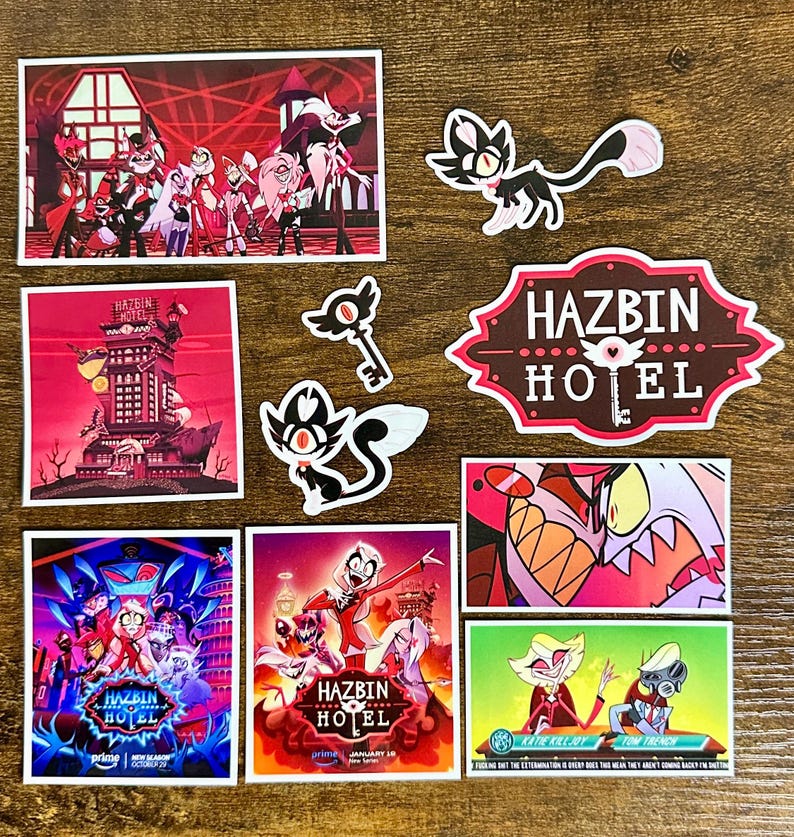 Hazbin Hotel Sticker Packs - Etsy