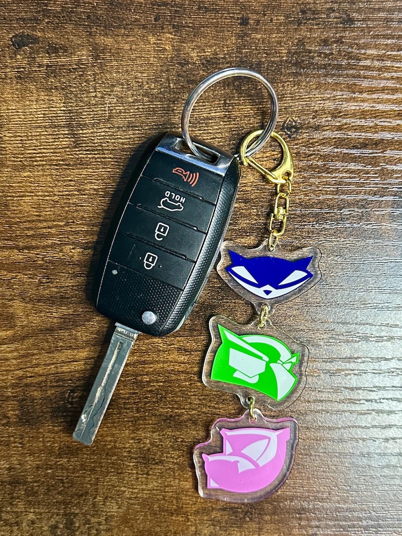 Sly Cooper Acrylic Keychain: Cooper Gang - Etsy