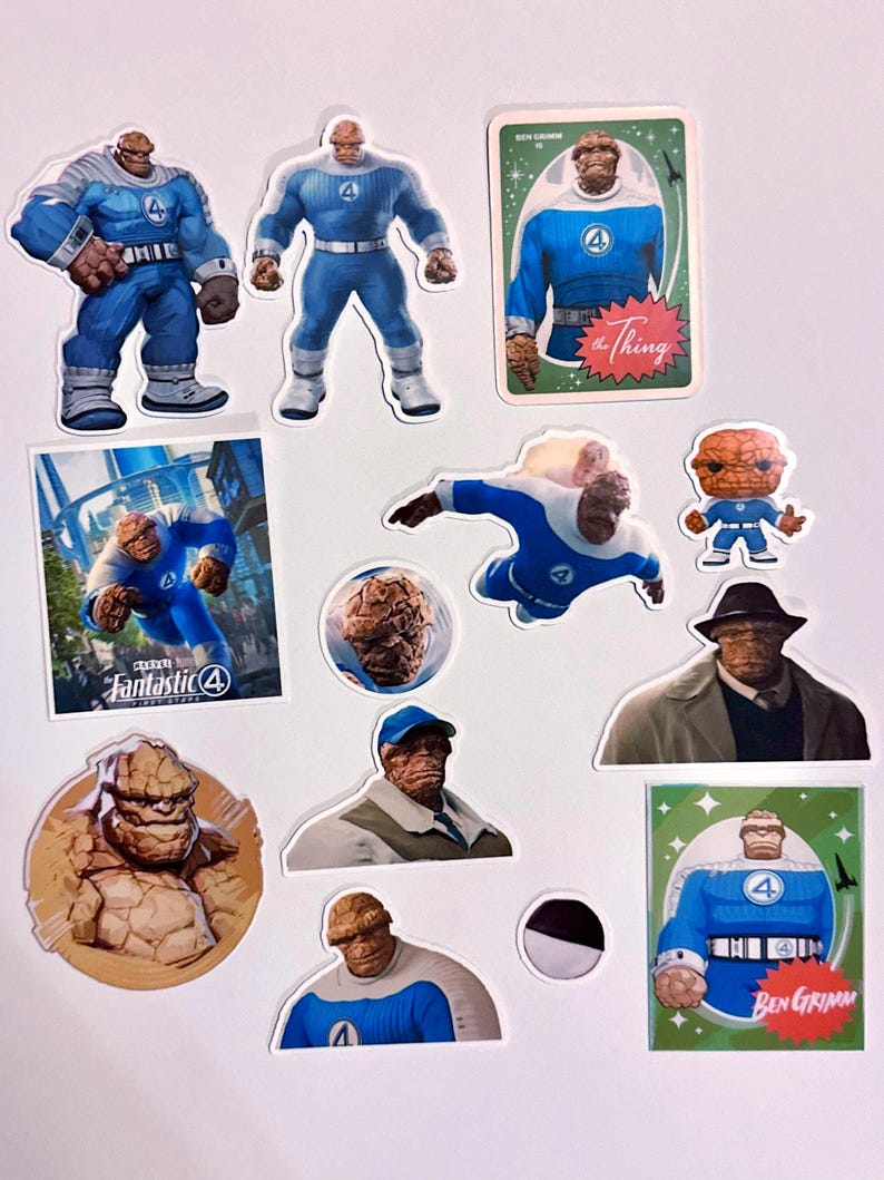 Fantastic Four Sticker Packs - Etsy