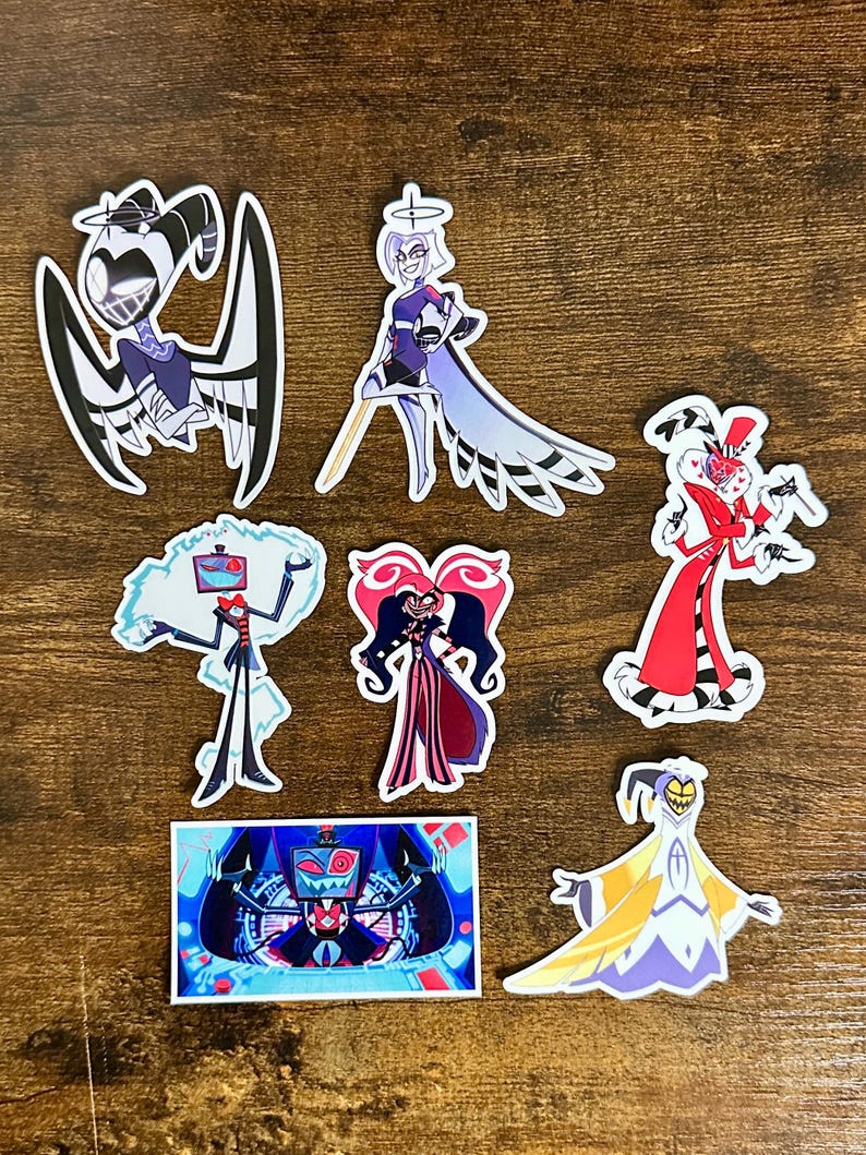 Hazbin Hotel Sticker Packs - Etsy
