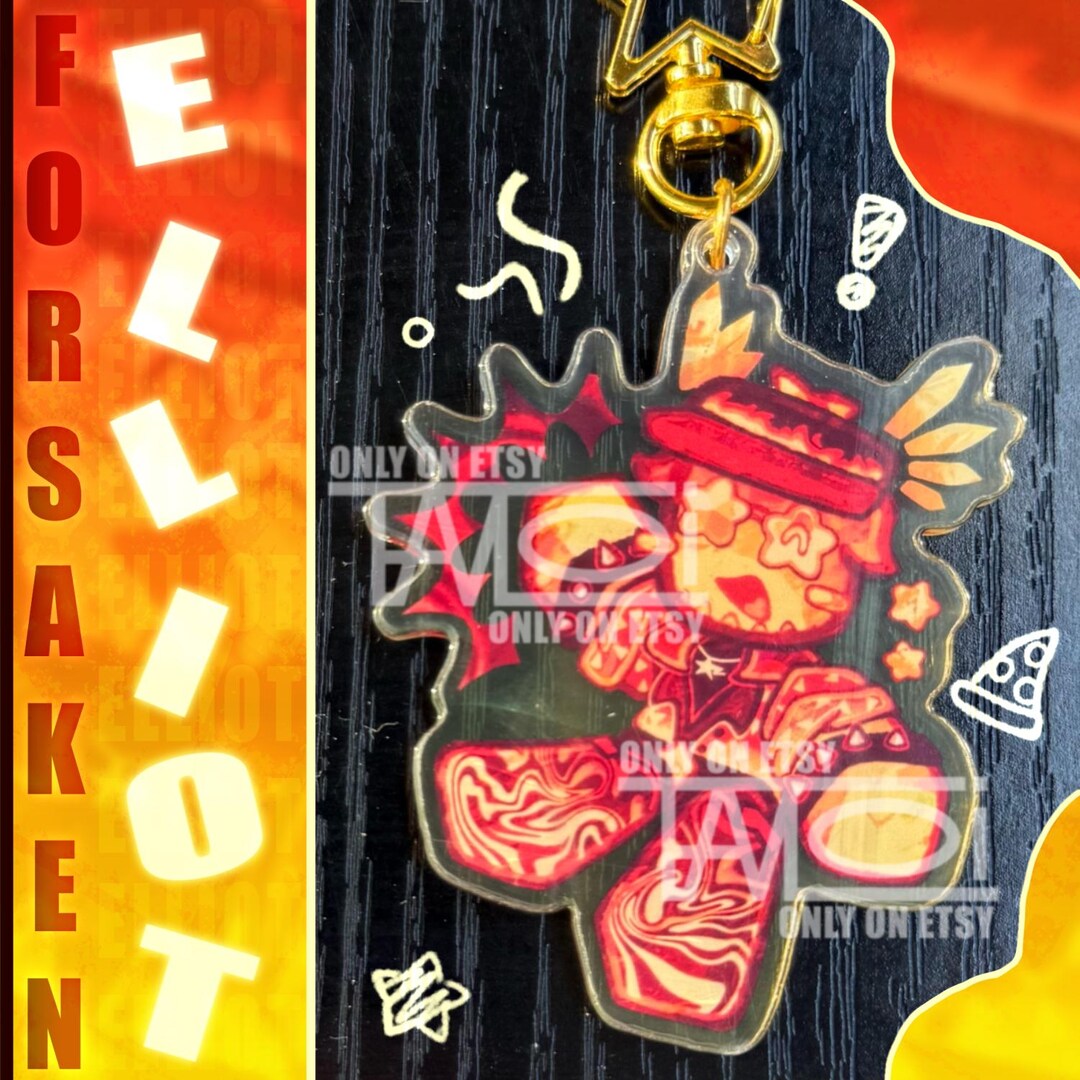 READY TO SHIP | Roblox Forsaken Keychain - Elliot - Etsy