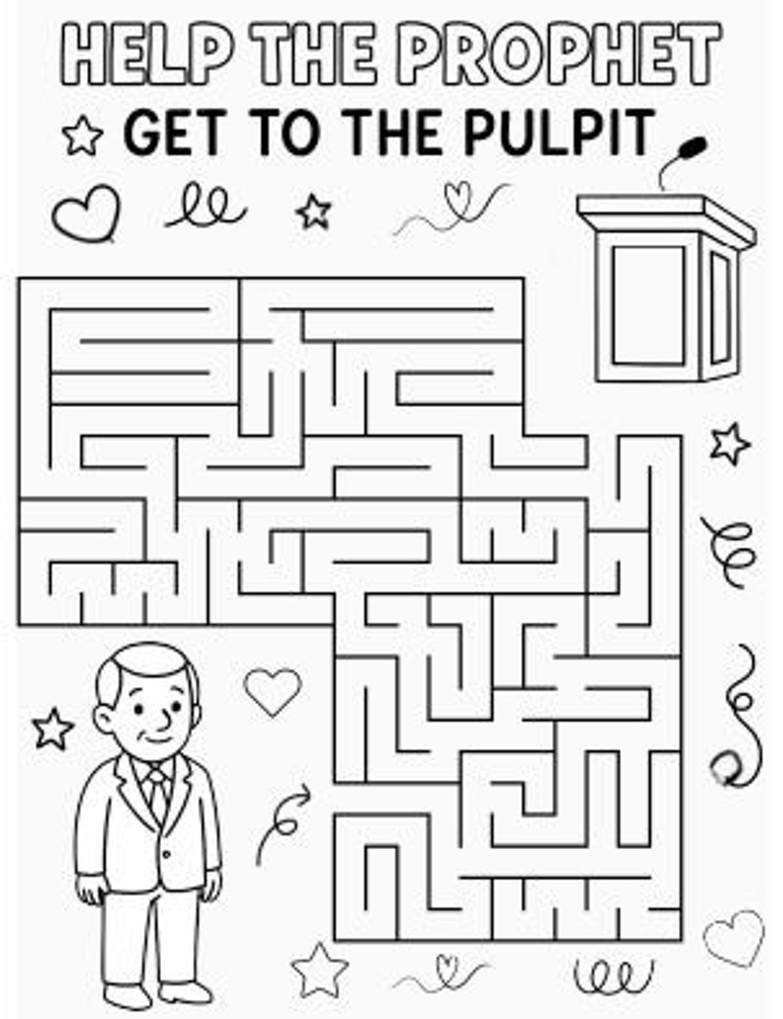 LDS General Conference Activity Book October 2025: Kids Printable Games ...