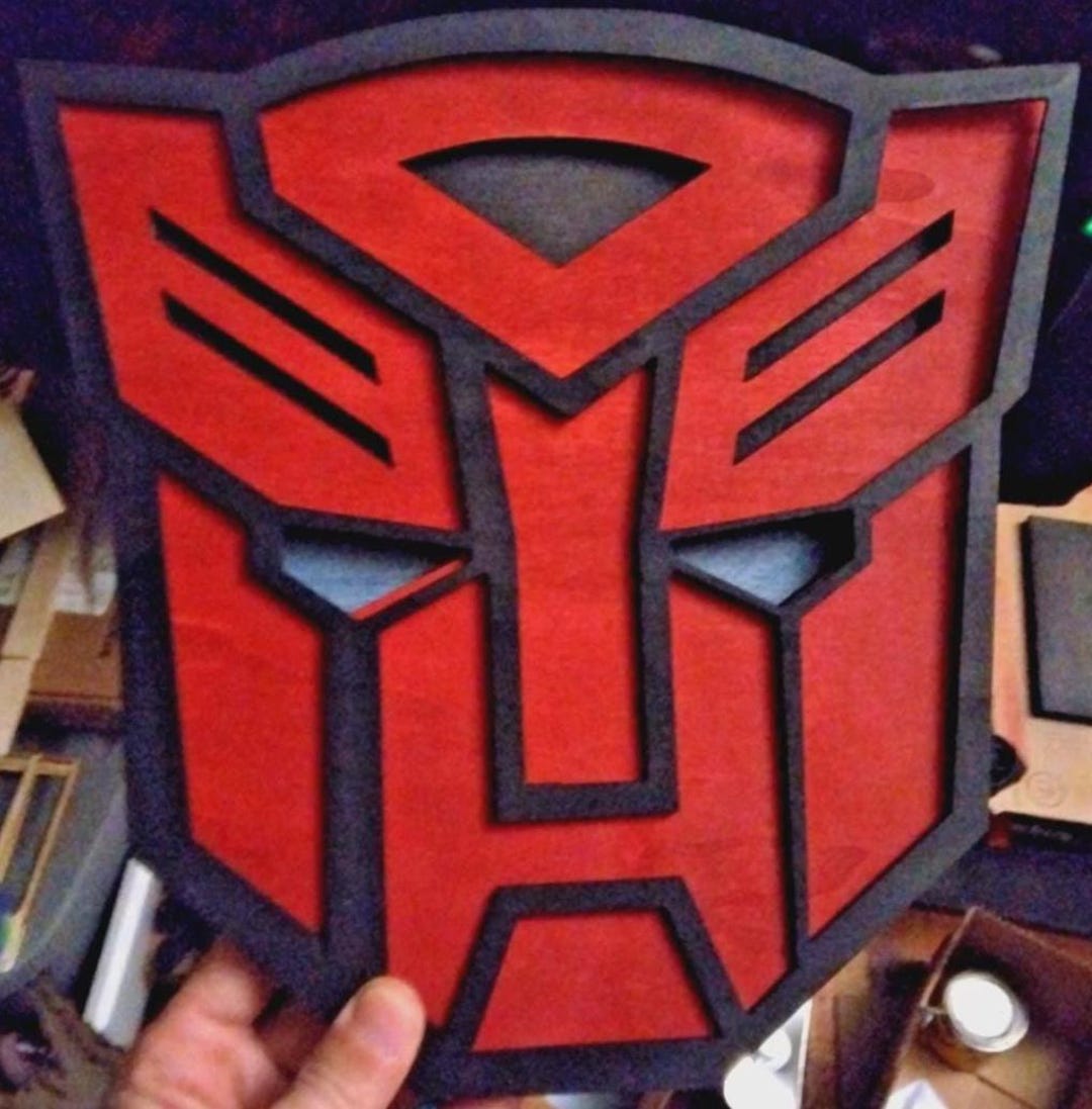 Autobot Mandala Laser Cut Template: Multilayer Transformers Design ...