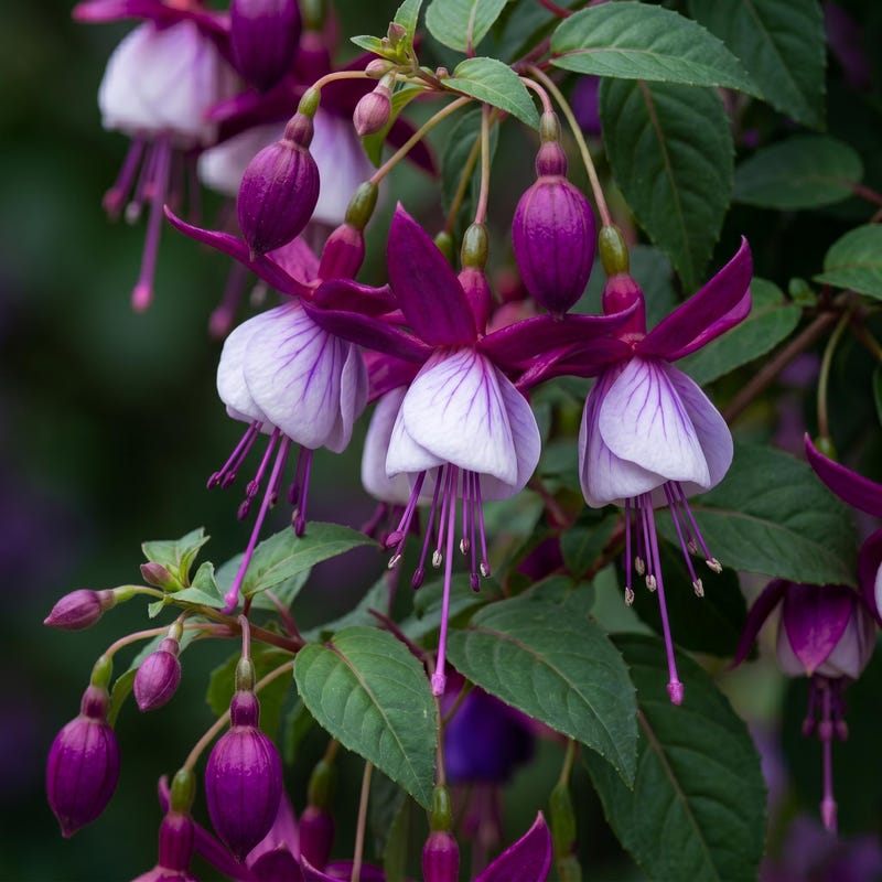 Lavender Fuchsia Plant - Etsy