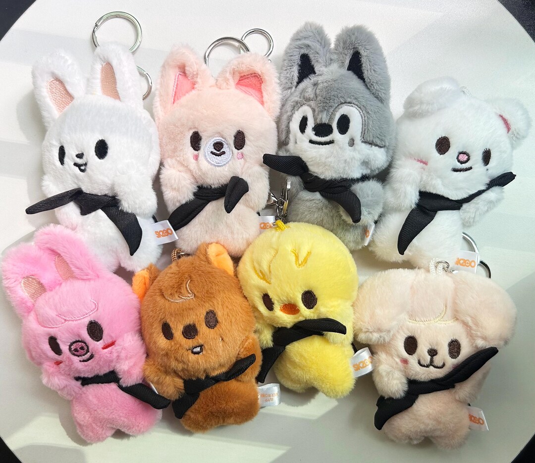 SKZOO Magnetic Plush Keychain,stray Kids Pilot Doll Backpack Charm ...