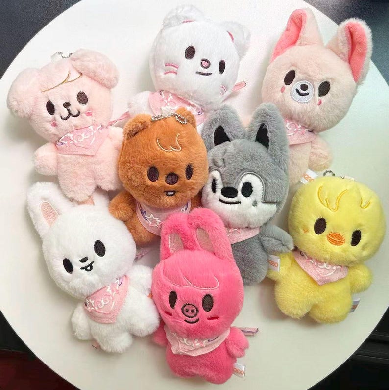 Stray Kids SKZOO Plush Keychain, Backpack Pendant Charm - Etsy