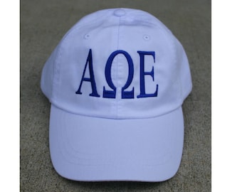 Alpha Omega Epsilon Sorority Baseball Cap - Custom Color Hat and ...