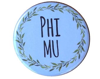 Phi Mu Motto Single or Bulk 2.25 Pinback Button - Etsy