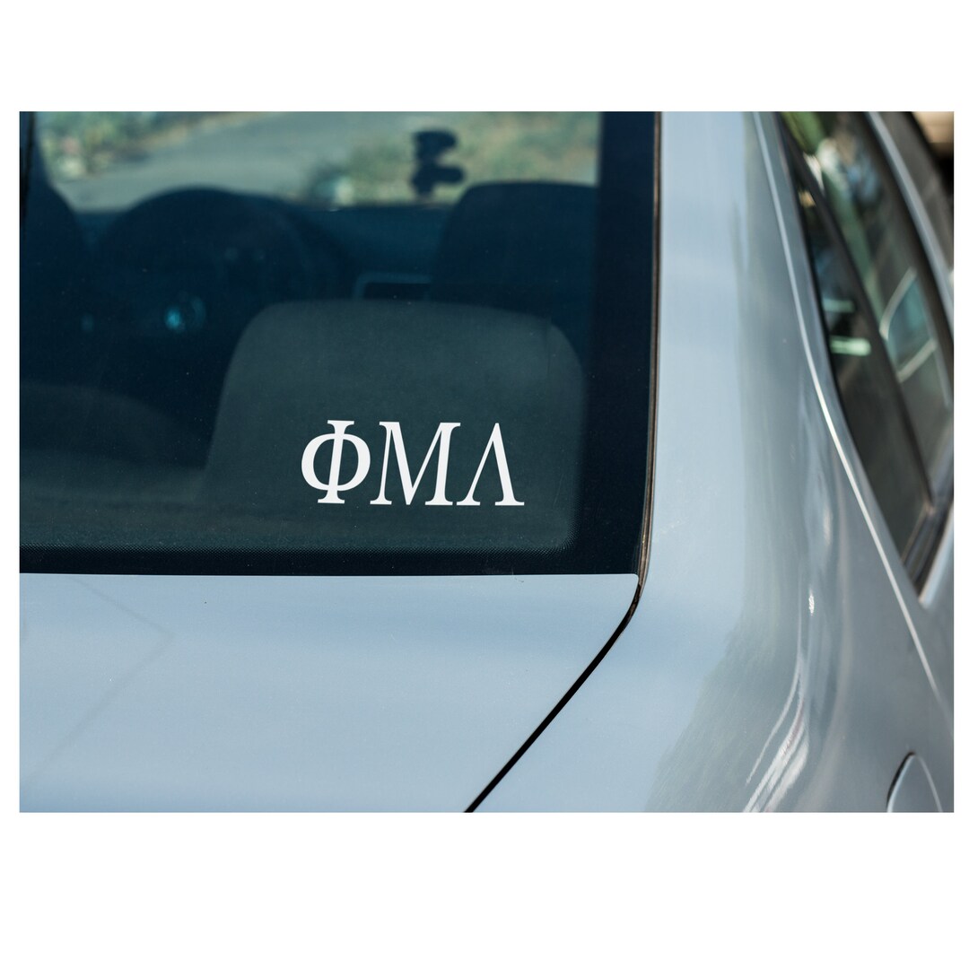 Phi Mu Lambda Window Decal - Etsy