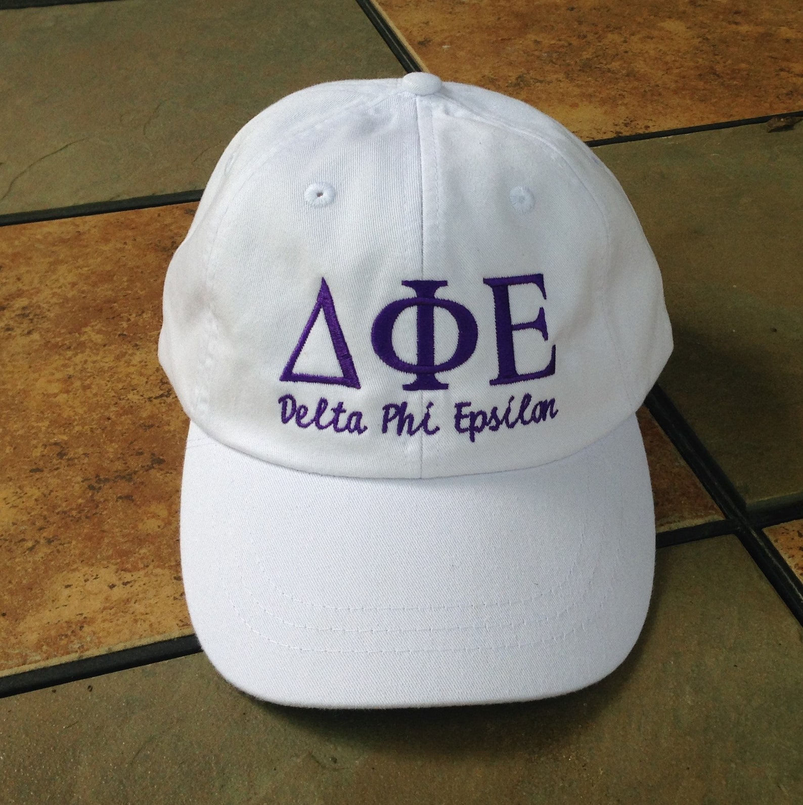 Delta Phi Epsilon Script Baseball Cap - Etsy