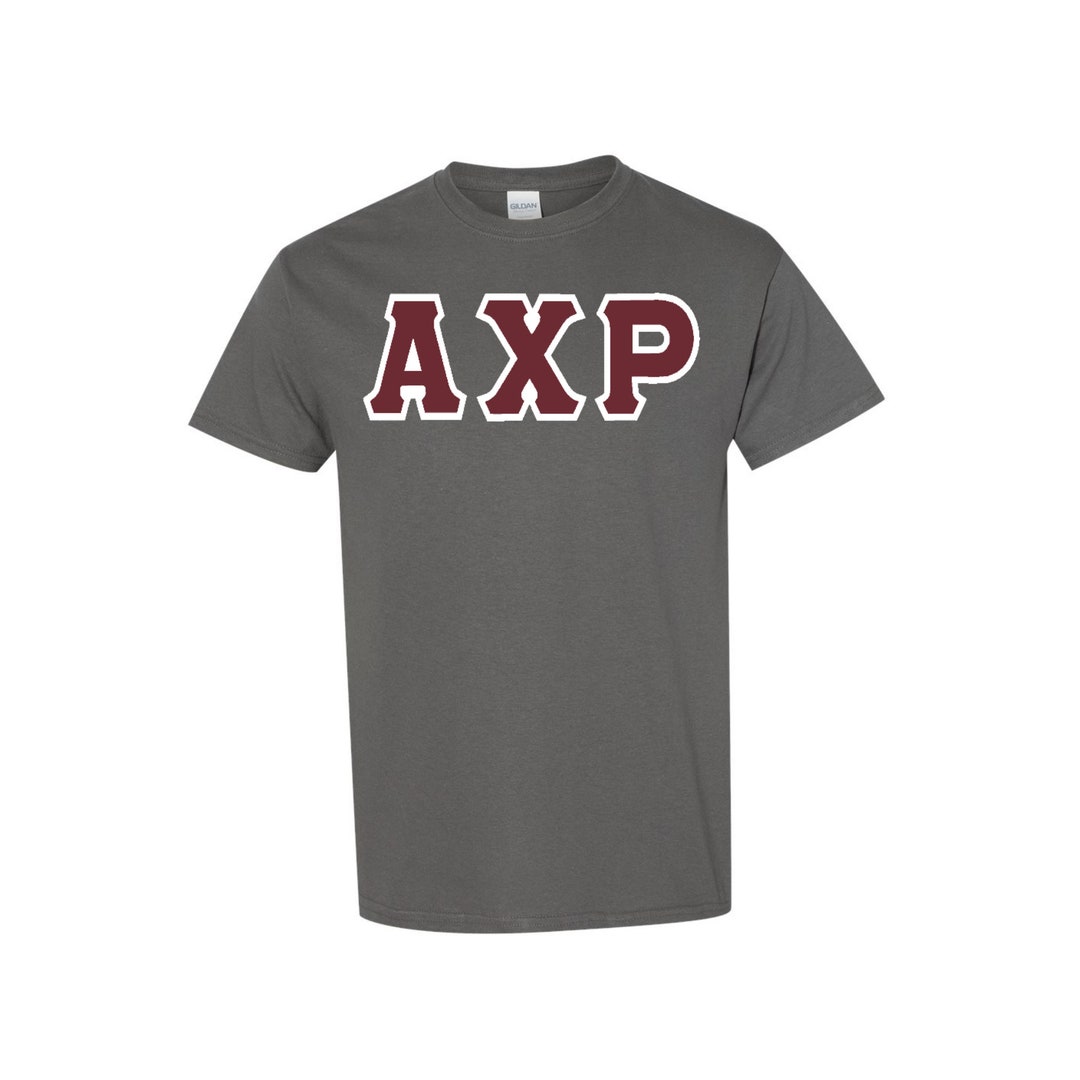 Alpha Chi Rho Letter T-shirt - Etsy