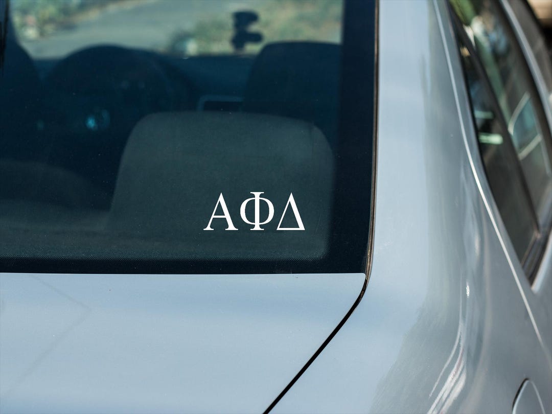 Alpha Phi Delta Window Decal - Etsy