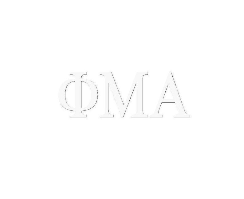 Custom Greek Letter Window Decal - Etsy