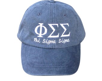 Alpha Sigma Alpha With Script Baseball Cap - Etsy