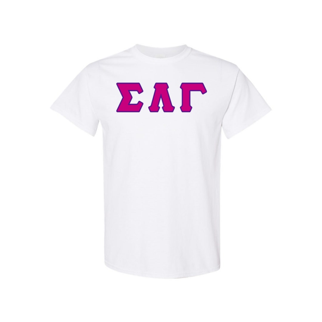 Sigma Lambda Gamma - Letter T-shirt - Etsy