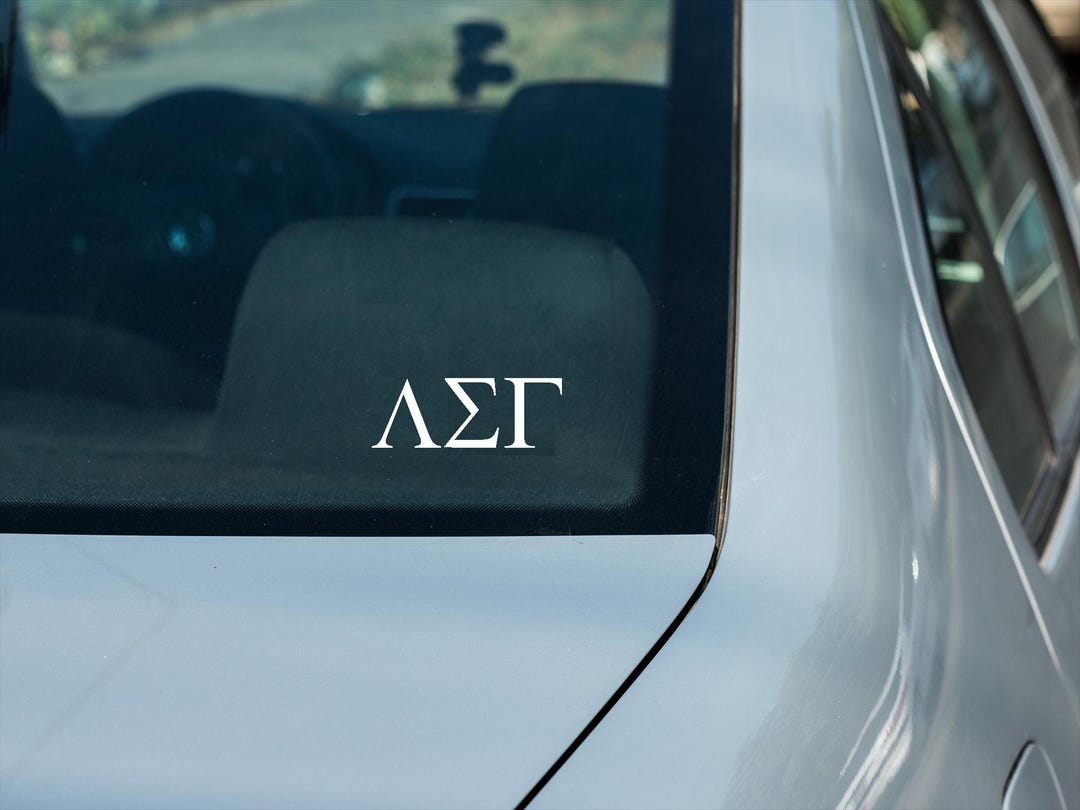 Lambda Sigma Gamma Window Decal - Etsy