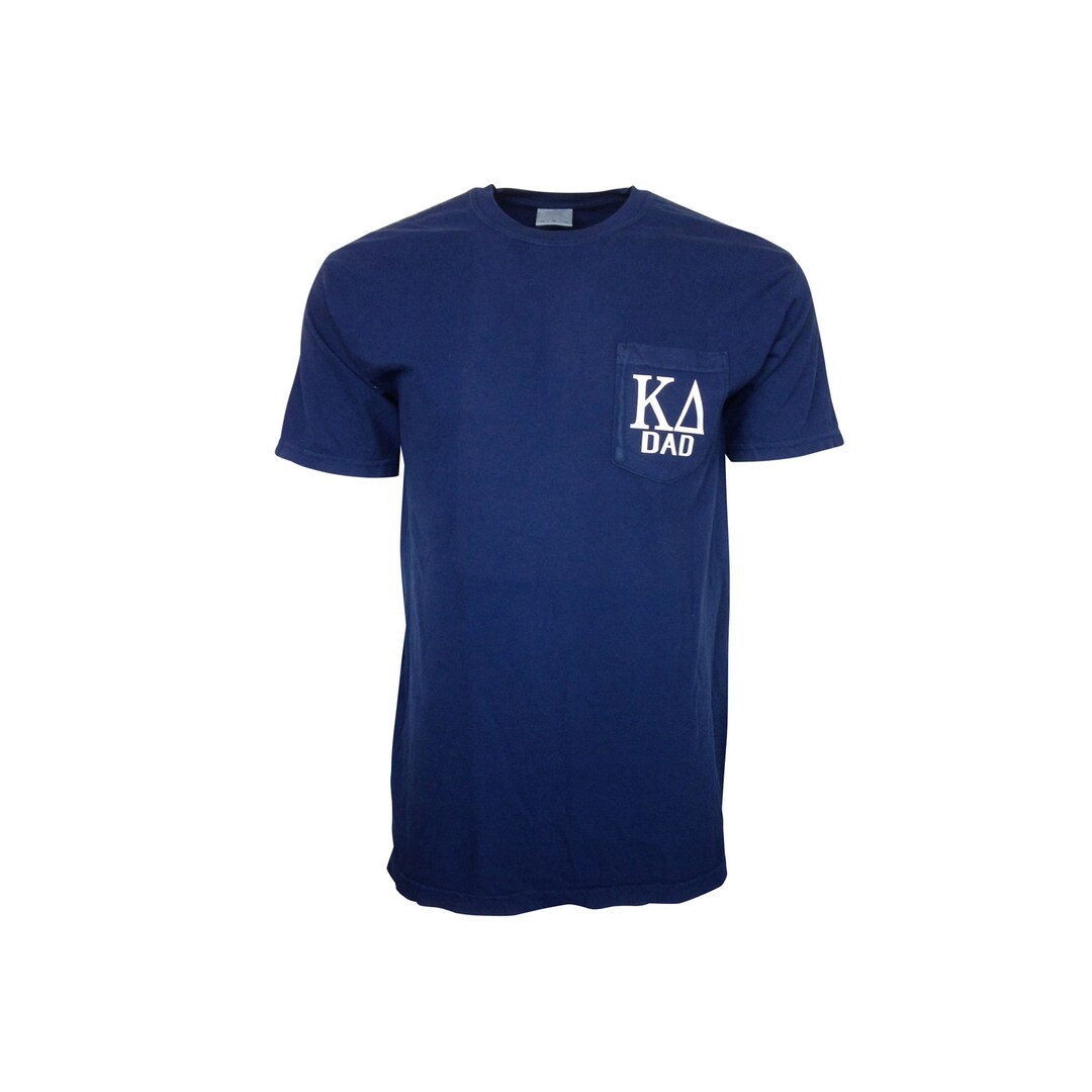 Kappa Delta Dad Comfort Color Pocket T-shirt - Etsy