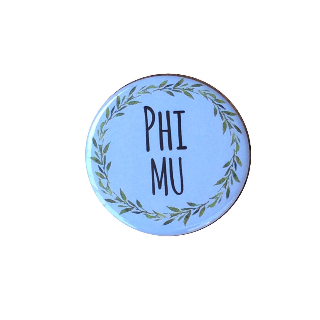 Phi Mu Buttons - Etsy