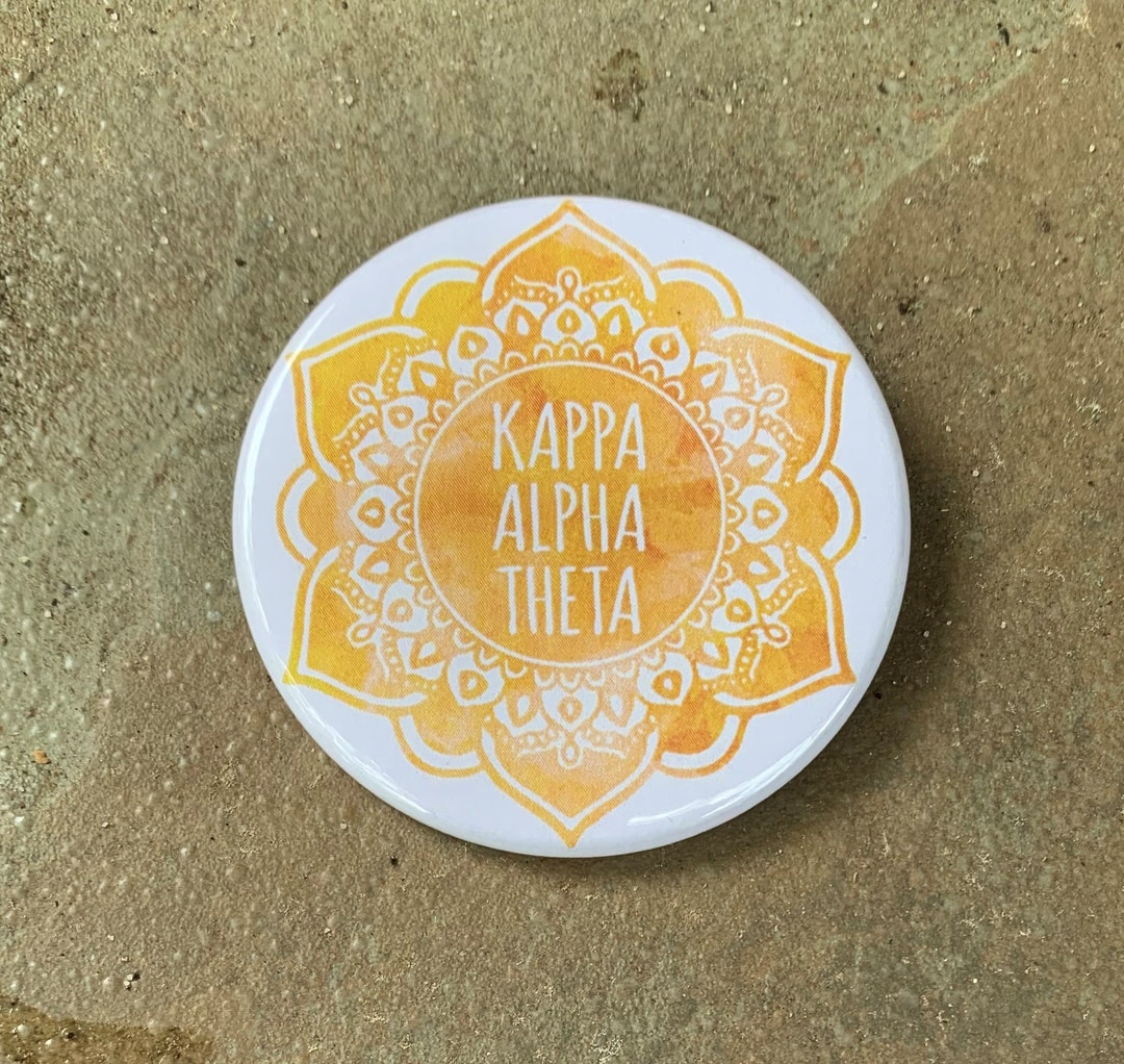 Kappa Alpha Theta Button - Etsy