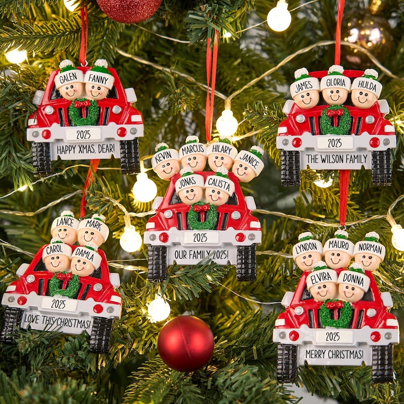 Family Christmas Tree Ornament Png - Etsy UK
