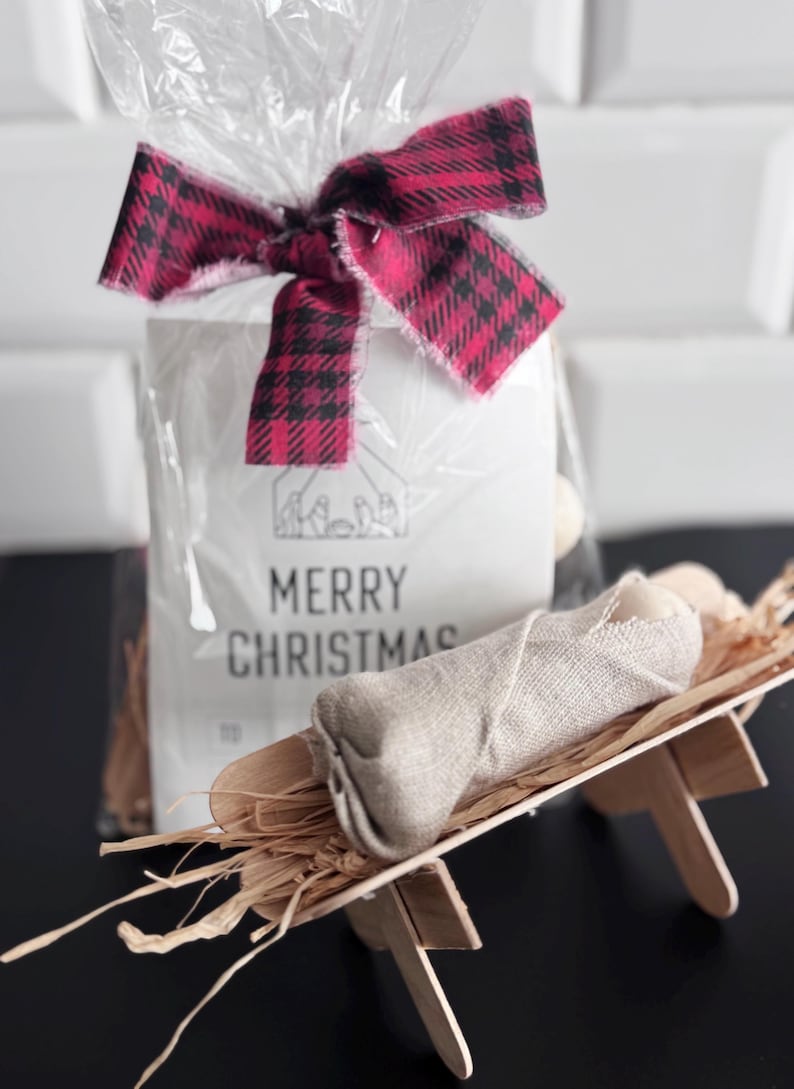 Printable DIY Giving Manger Instructions | Christmas Service Gift for ...